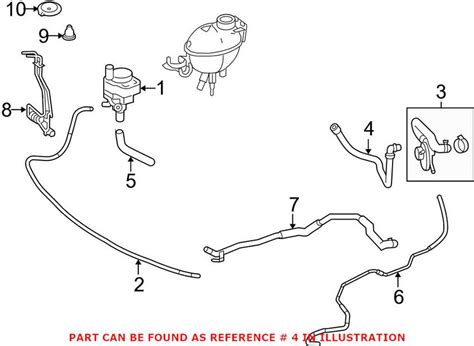 Genuine Mercedes Benz HVAC Heater Hose 2128302300 Genuine Mercedes Benz
