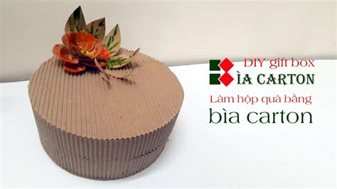 bìa carton Làm hộp quà bằng bìa carton phần 1 cách gói quà bằng bìa