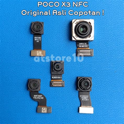 Jual KAMERA BELAKANG DEPAN XIAOMI POCO X3 NFC ORIGINAL ASLI COPOTAN