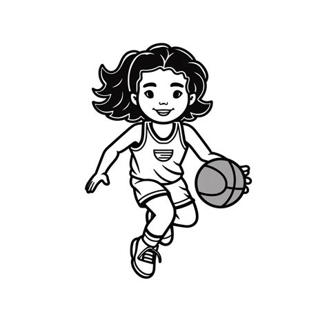 Basketball Player Coloring Page Coloring Page