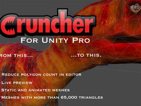 Cruncher Polygon Reduction Plugin For Unity Pro Community Showcases