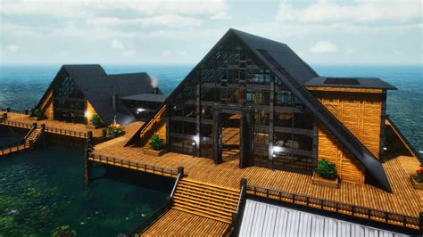 ARK Survival Ascended Big A Frame Ocean Base Build Tutorial YouTube