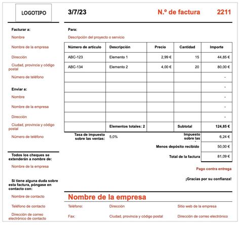 Ejemplo De Factura Con Iva E Irpf Mobile Legends