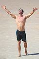 Chris Hemsworth Puts His Ripped Shirtless Body On Display As He Soaks