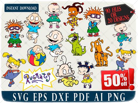 Rugrats Svg Bundle Rugrats Set Rugrats Svg American Baby Etsy