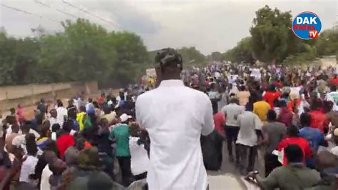 Urgent Ousmane Sonko En Route Vers Dakar La Grande Caravane De La