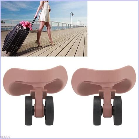 Valise Trolley Roue Bagage Roulette 1 Paire De Roulettes De Rechange