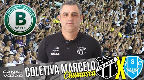 Série B 17 Coletiva Marcelo Chamusca TV Pós jogo Ceará SC 2 X 0