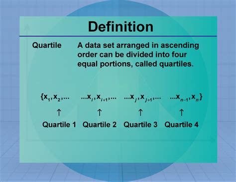 Definition Measures Of Central Tendency Quartile Media Math