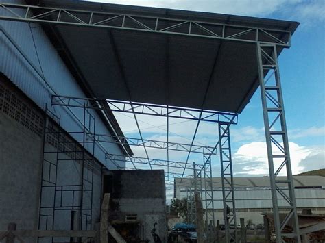 Cobertura de galpão industrial Jaguari Estruturas Metálicas