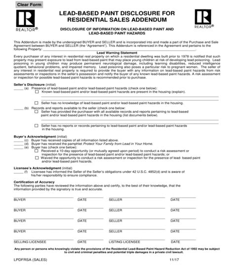 Revised Ct Disclosure Form Fillable Printable Forms Free Online