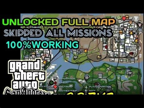 HOW To Unlock Full Map In GTA San Andreas YouTube