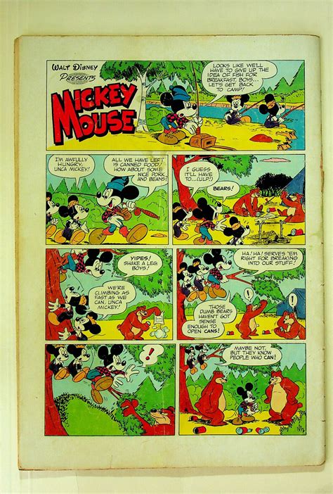 Four Color Walt Disney S Mickey Mouse Oct Nov Dell