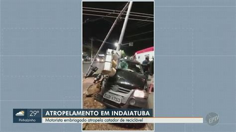 Motorista Sinais De Embriaguez Atropela Catador De Recicl Veis E