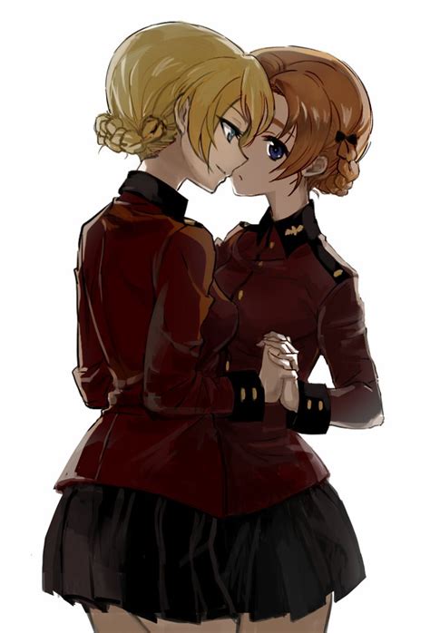 Darjeeling And Orange Pekoe Girls Und Panzer Drawn By Thorn Ashthorn