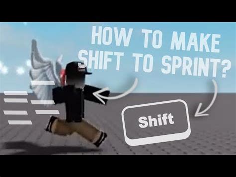 How To Make Shift To Sprint Roblox Studio Tutorial YouTube