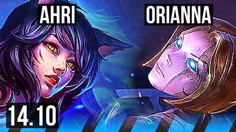 AHRI Vs ORIANNA MID 68 Winrate 6 Solo Kills Dominating EUW