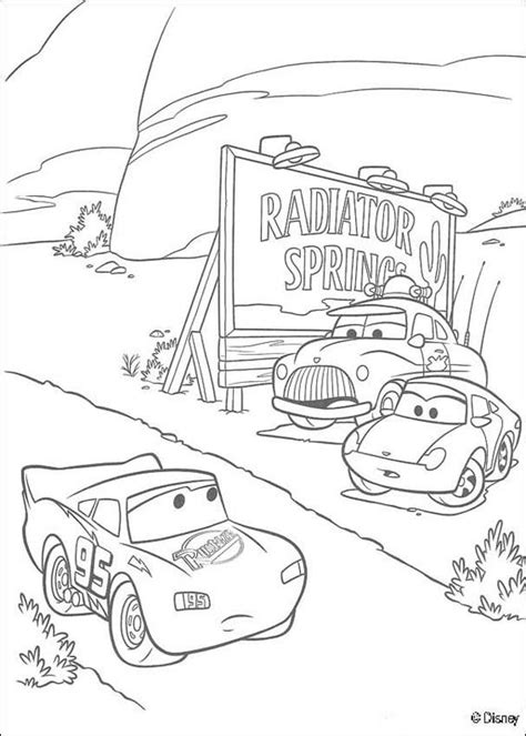 Free Printable Coloring Page Disney Cars Coloring Home