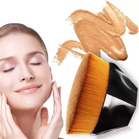 Pincel Base Maquiagem Hexagonal Mágico Kabuki Tiktok Brush