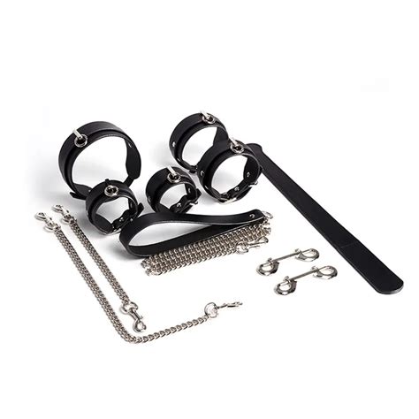 High End Custom Genuine Leather Bdsm Bondage Gear Fetish Restraints Erotic Sex Toys Handcuffs