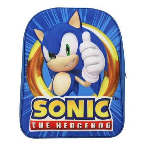 Mochila Ruz Sonic The Hedgehog Azul DelSol
