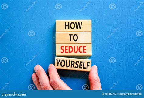 How To Seduce Yourself Symbol Concept Word How To Seduce Yourself On