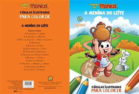 Turma Da Mônica Fábulas Ilustradas Para Colorir A 9786555303506