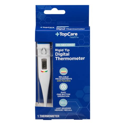 Top Care Thermometer Digital 60 Seconds Products Lowes Foods To Go