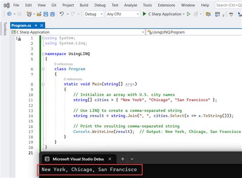 How To Convert An Array To A Comma Separated String In C