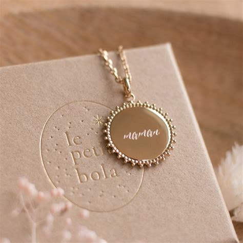Collier Maman Plaqu Or Aism E Bijoux De Main Id Es Collier