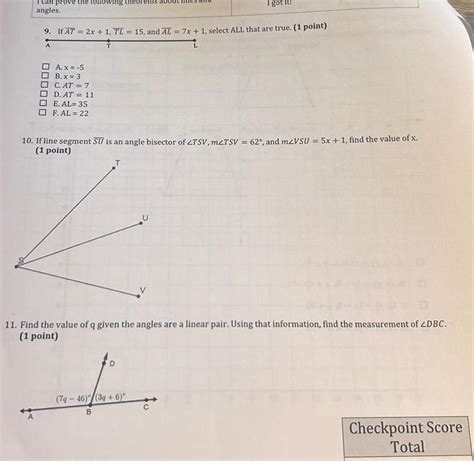 [answered] i can prove the following theorems angles 9 if at 2x 1 tl 15 kunduz
