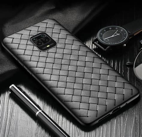 Redmi Note Pro Max Weave Design Soft Silicon Back Case Cover