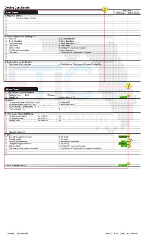 How To Read Sellers Closing Disclosure I E Sellers Closing Costs