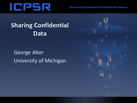 sharing confidential data in icpsr