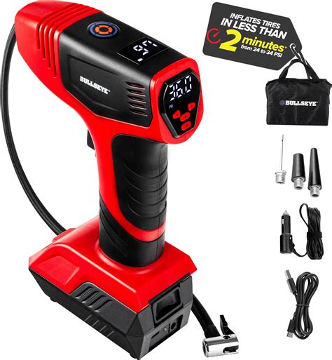 Ontel Air Hawk Pro Gonfleur De Pneu Automatique Sans Fil Compresseur D