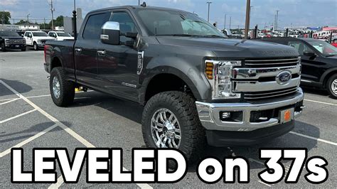 Ford F 250 Lariat 2 5 Leveled On 37s MAGNETIC Covert Edition YouTube