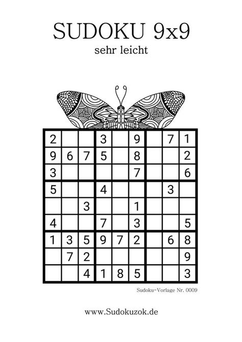 Sudoku X Sehr Leicht Zum Ausdrucken Kostenlos