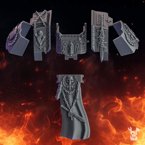 3D Printable Pactum Aeternum Crusader Stormdread Bits Set By Dakkadakka