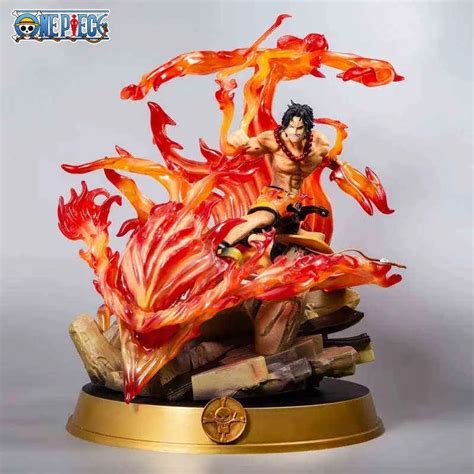 39cm Big One Piece Portgas D ACE PVC Action Figure Toy Jouet Japonais