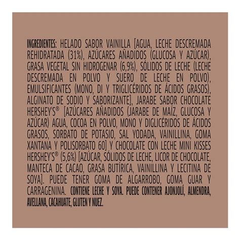 Helado Holanda Hershey S Sabor Vainilla Con Jarabe De Chocolate Y