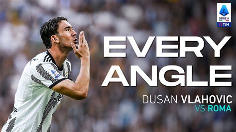 Free Kick Masterclass By Dusan Vlahovic Every Angle Juventus Roma