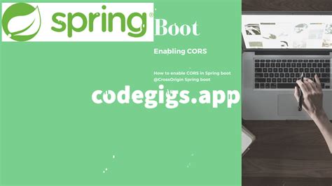 how to set cors in a spring boot project