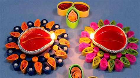 Paper Quilling Tutorial How To Do Diya Decoration On Diwali By