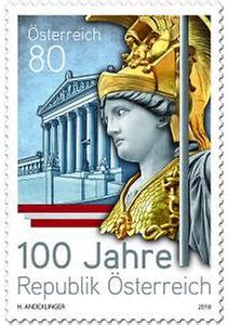 100 Jahre Republik Österreich 2018 Briefmarken Kunst und Kultur