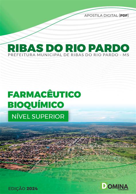 Apostila Pref Ribas do Rio Pardo MS 2024 Farmacêutico Bioqu