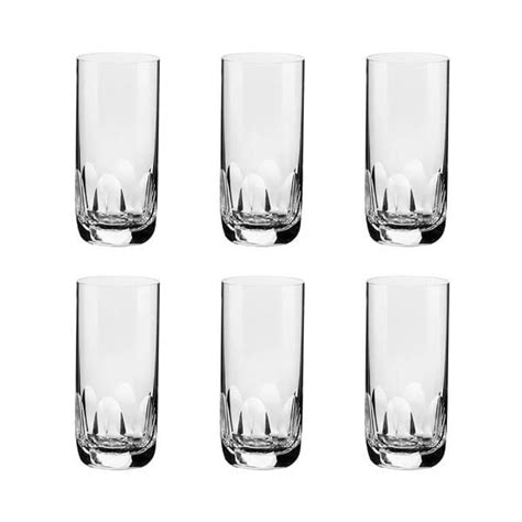 Jogo De Copos Long Drink Em Cristal Strauss 395ml 6 Peças Leroy Merlin