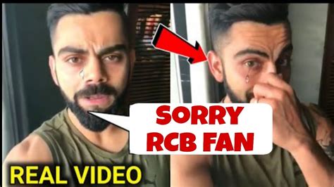 Virat Kohli Emotional Message To RCB Fans After Lost Eliminator RCB