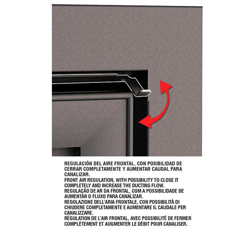 Estufa de Leña Insertable Paris 90 Brico Valera