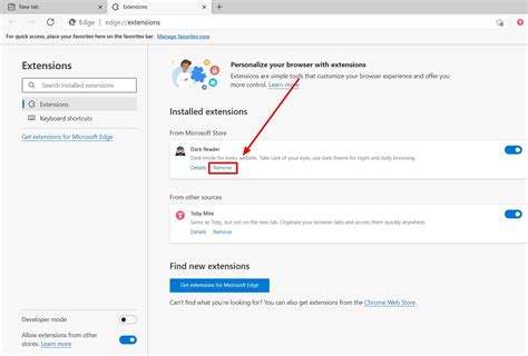 How To Remove Extensions From Microsoft Edge