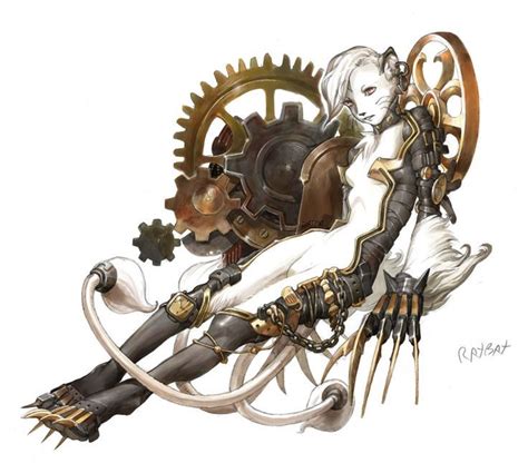 Japanese Cat Multiple Tails E Cat Chain Claws Clock Tower